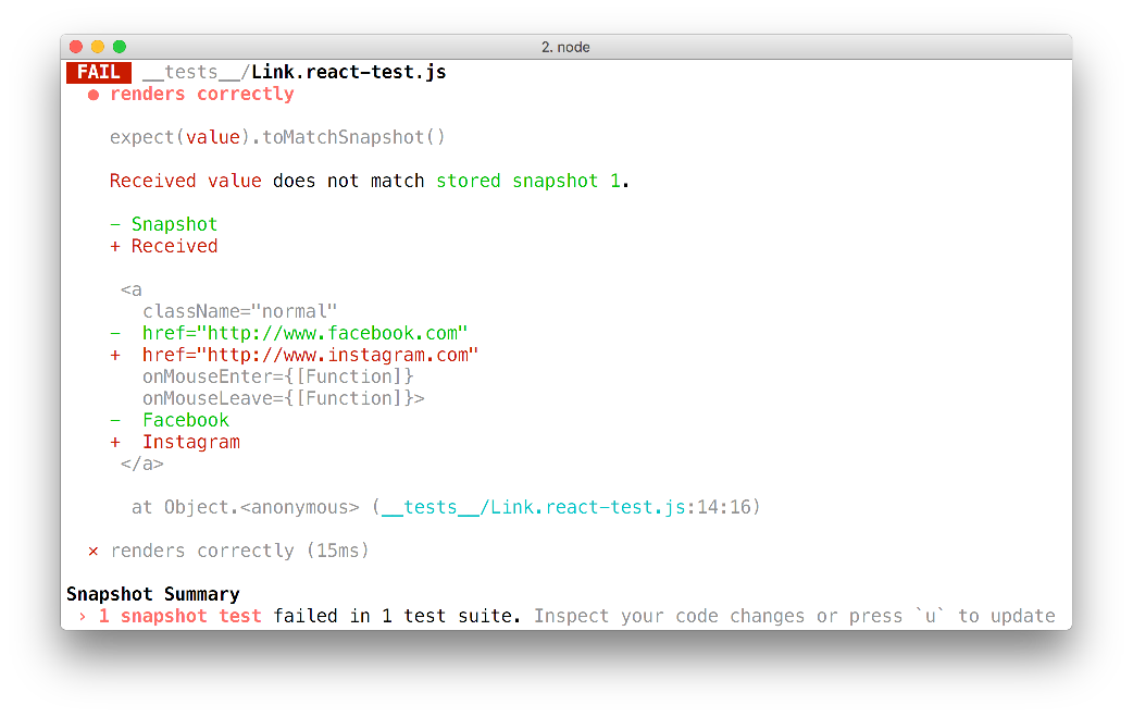 Jest Snapshot Testing On Steroids With Wallaby Js Artem