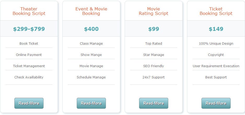 Theater Booking Script - Medium