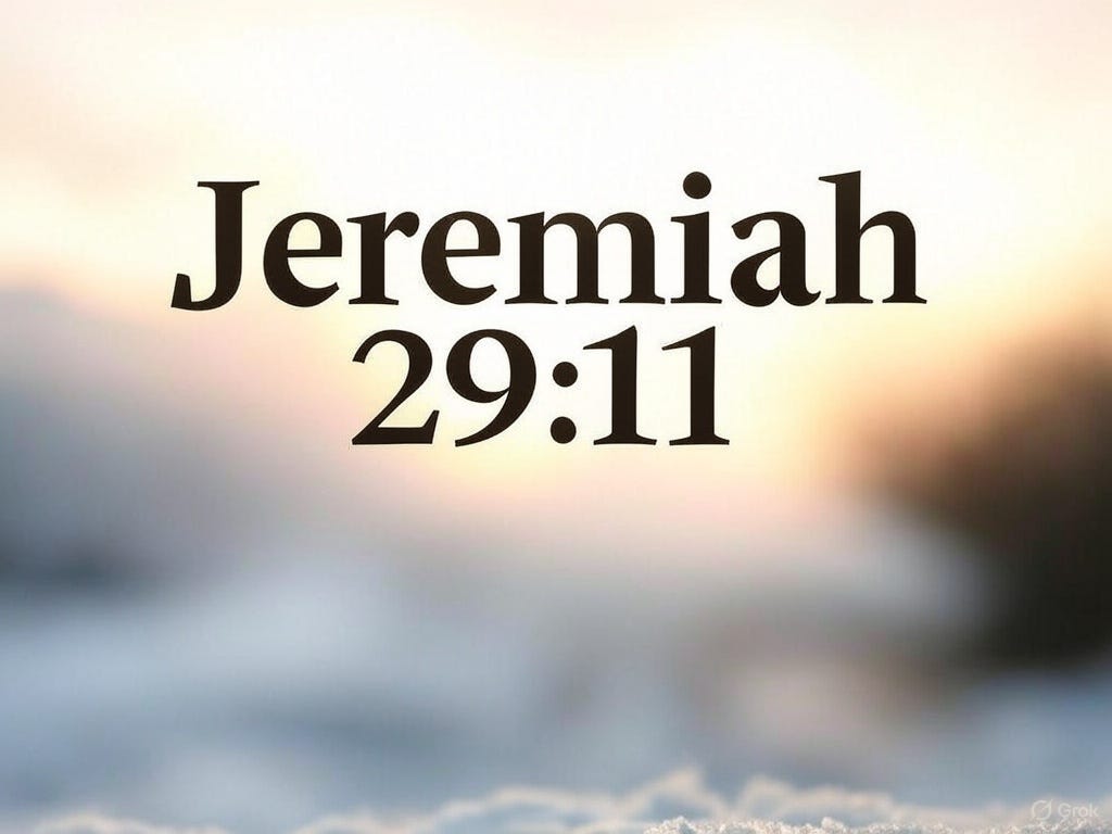 Jeremiah 29:11 - Medium