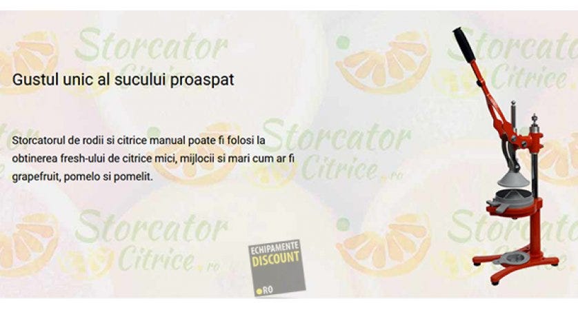 Storcator rodii si citrice manual – Medium