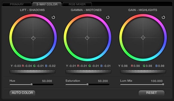 LUT Color Correction - Medium