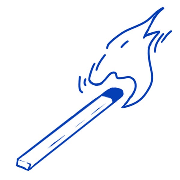 Blue Match – Medium