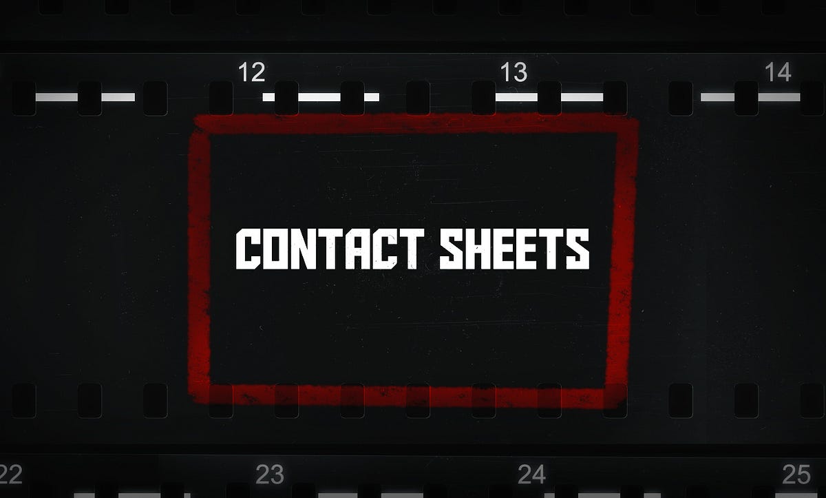 Contact Sheets - Medium