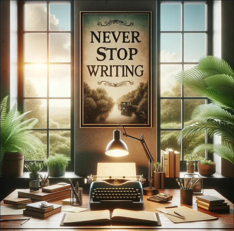 Never Stop Writing - Medium