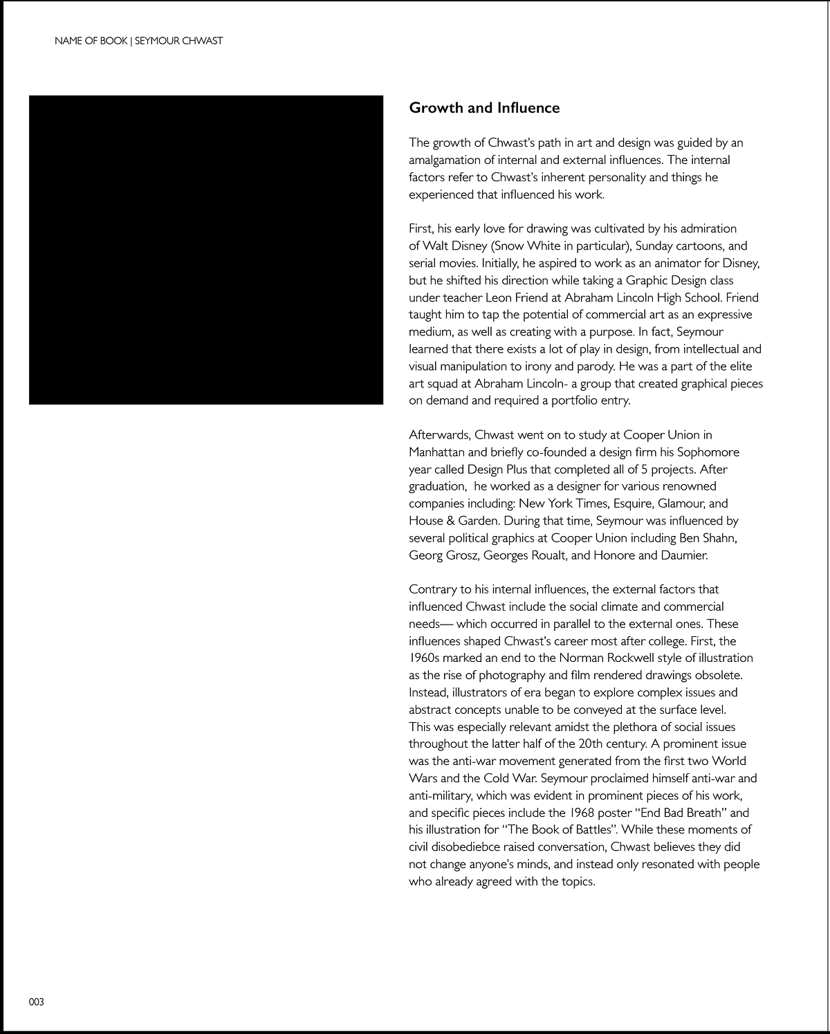 Seymour Chwast Magazine Spread Design – Bettina Chou – Medium