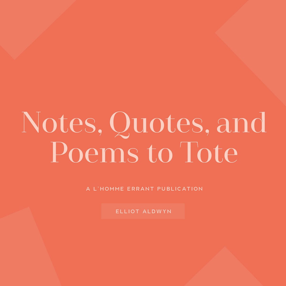 Trending stories published on Notes, Quotes, and Poems to Tote – Medium