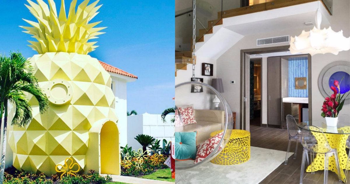 Stay In An Exact Replica Of SpongeBob’s Pineapple Home