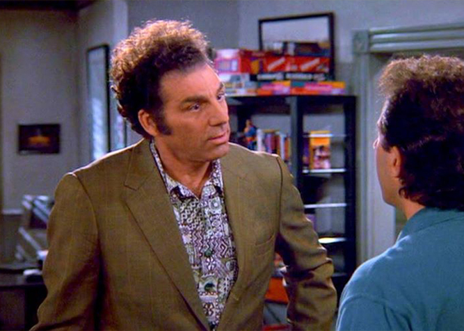 Kramer From Seinfeld and Purposely Ignoring Social Norms
