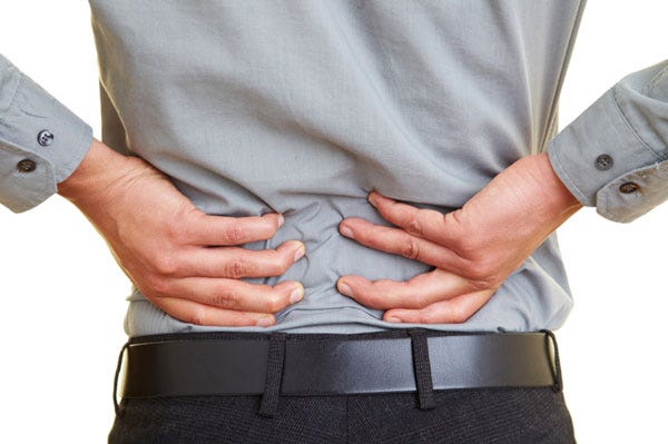 How to use a tennis ball to fix your posture and relieve back pain.
