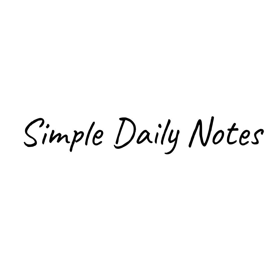 Simple Daily Notes - Medium