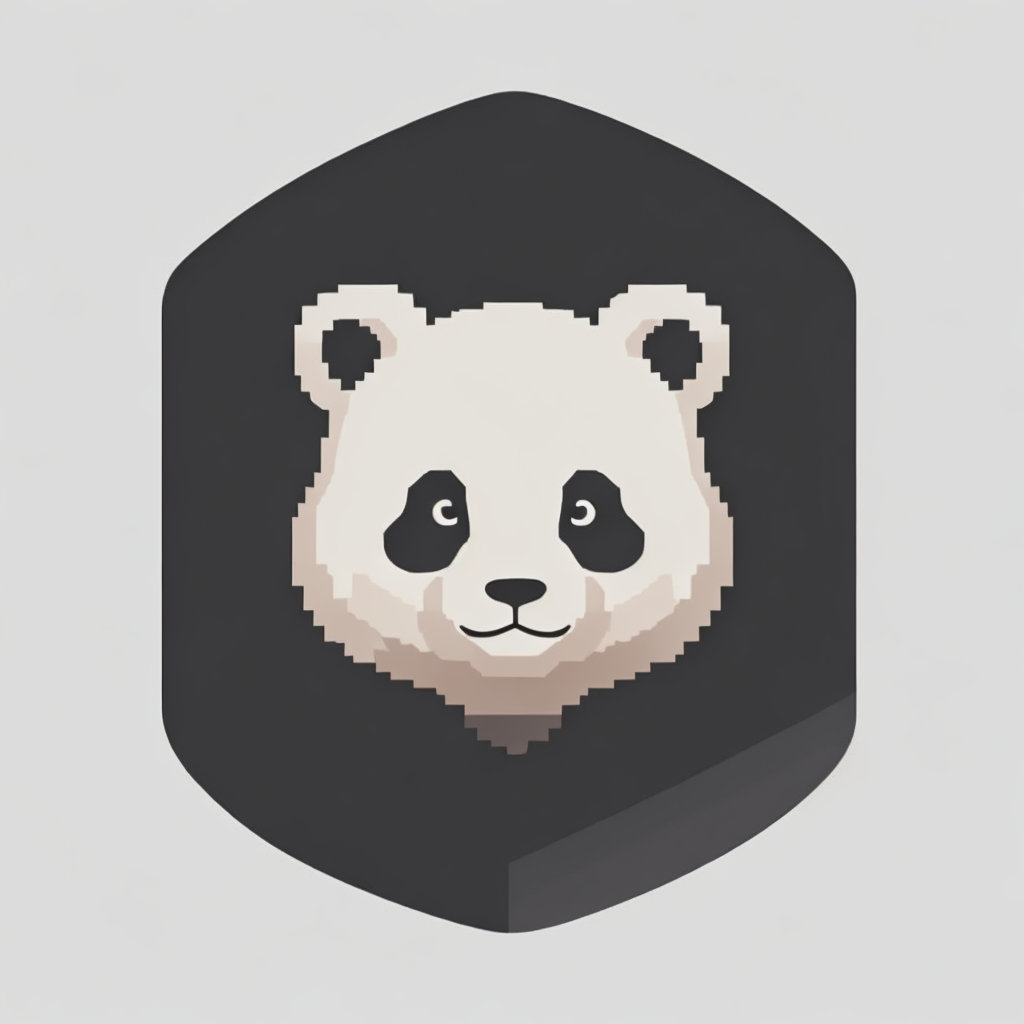 Pixel Panda - Medium
