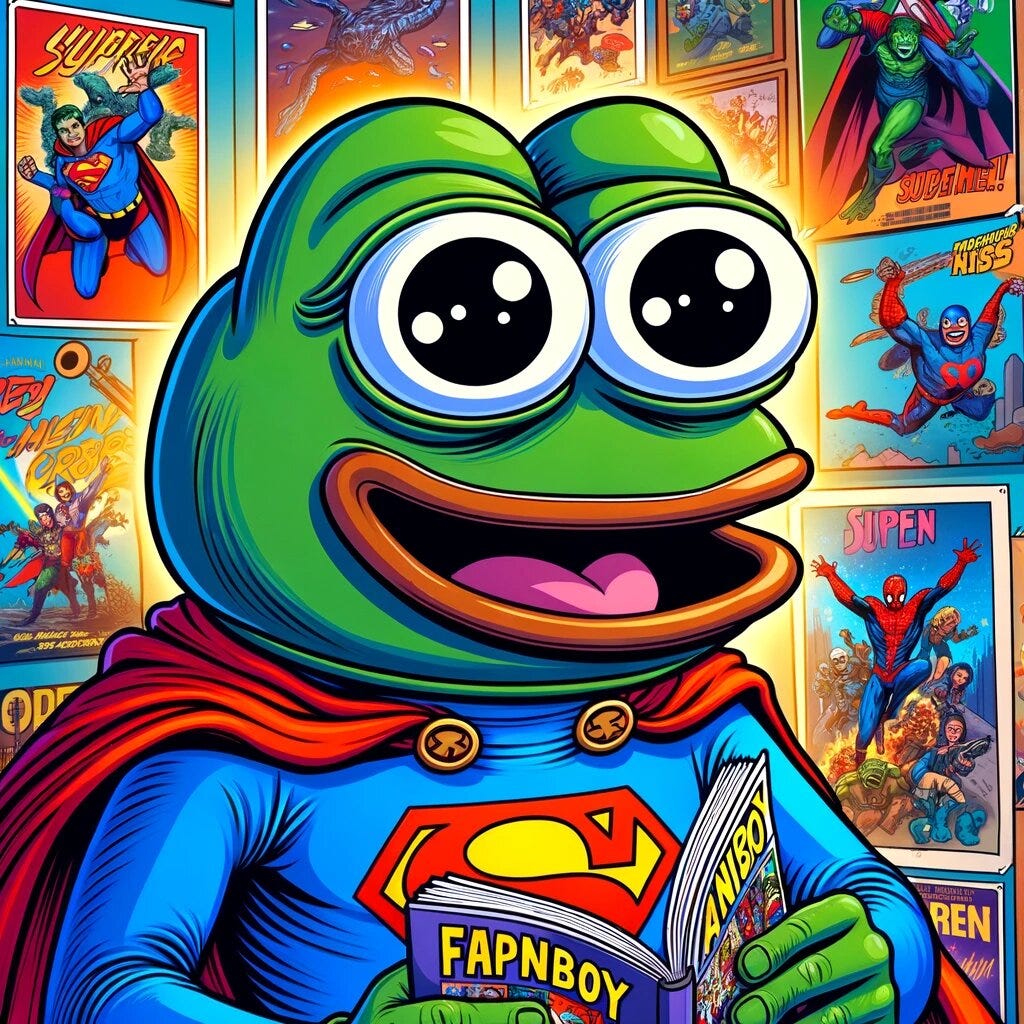 Fanboy Pepe - Medium