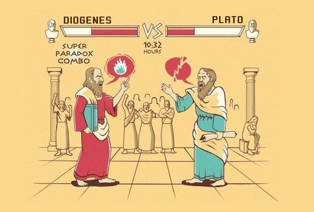 Diogenes versus Plato – Phil Somers – Medium
