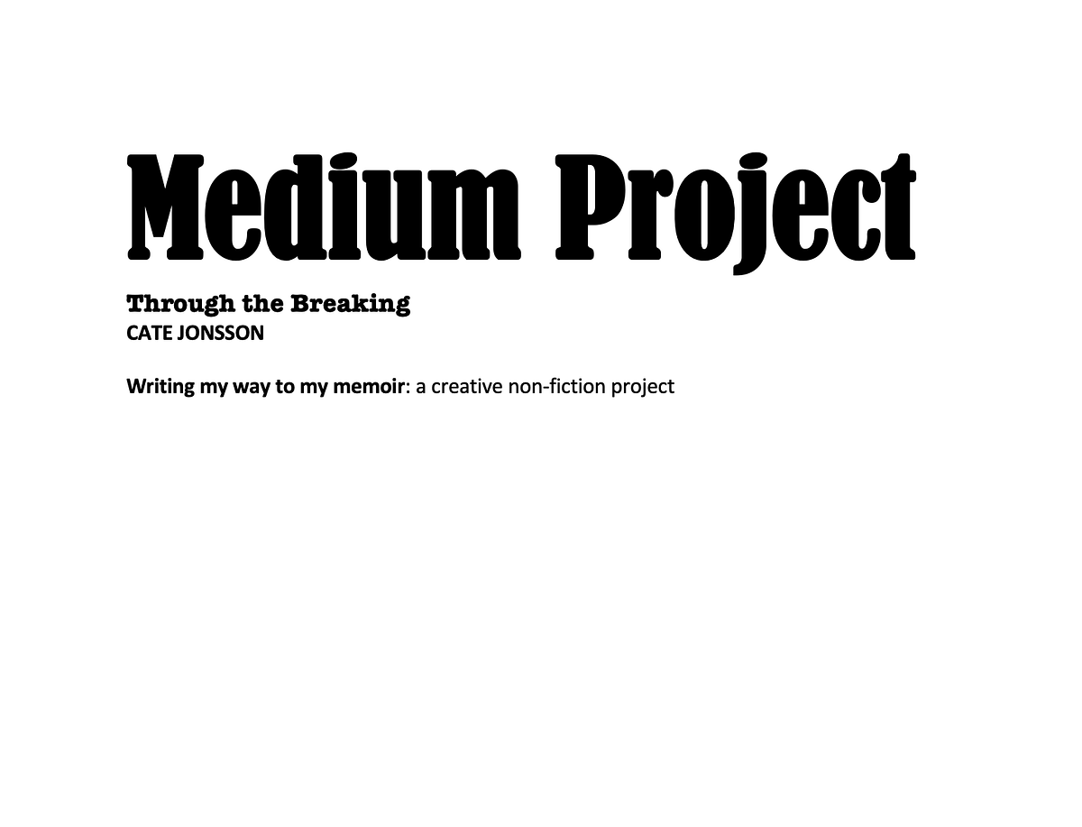 Through the Breaking — Writing Prompts - Medium