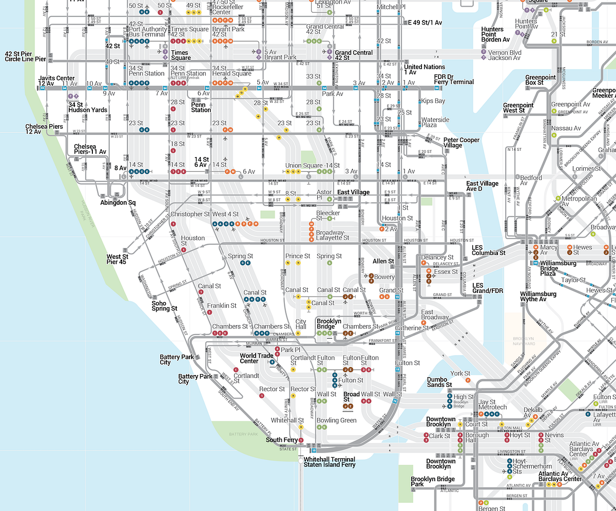 Mapping NYC Transit. All of it. – Medium