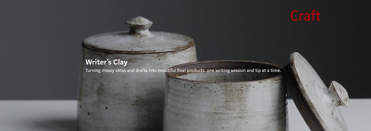 The Craft – Writer’s Clay – Medium