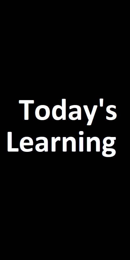 TodaysLearning - Medium