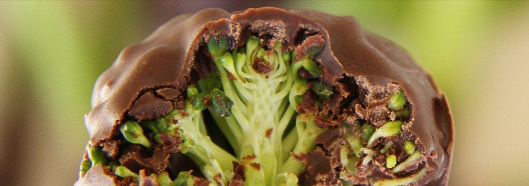 Brands, you need to stop covering broccoli in chocolate