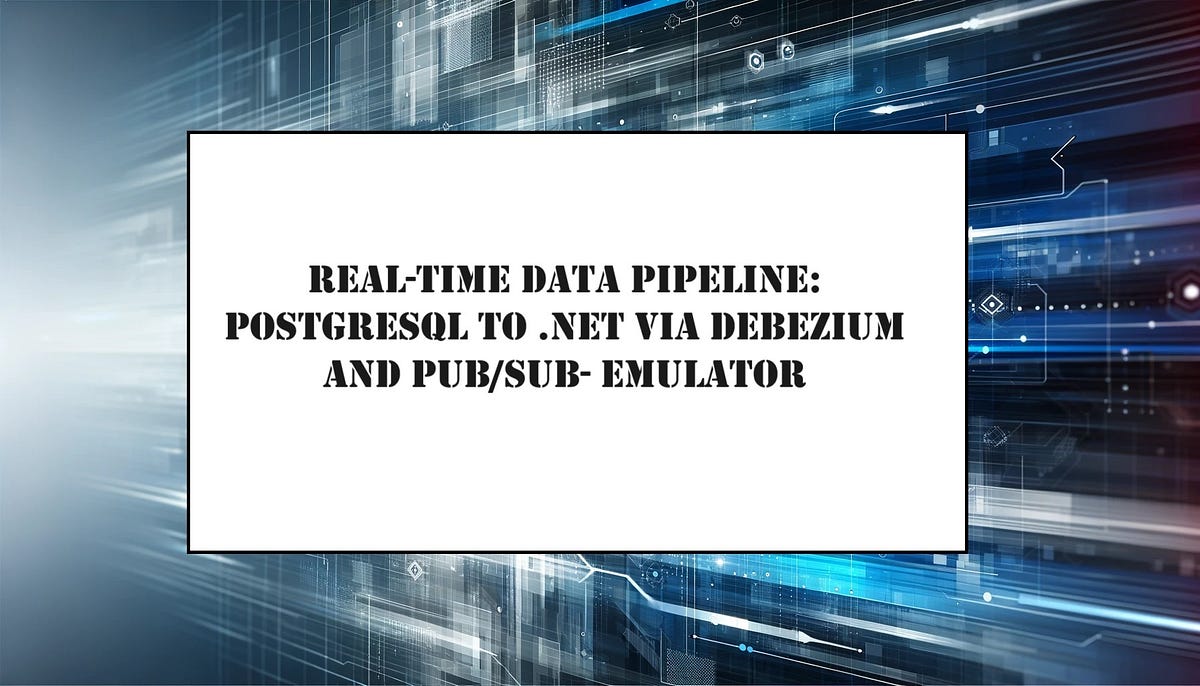 Real-Time Data Pipeline - Medium Real-Time Data Pipeline - Medium