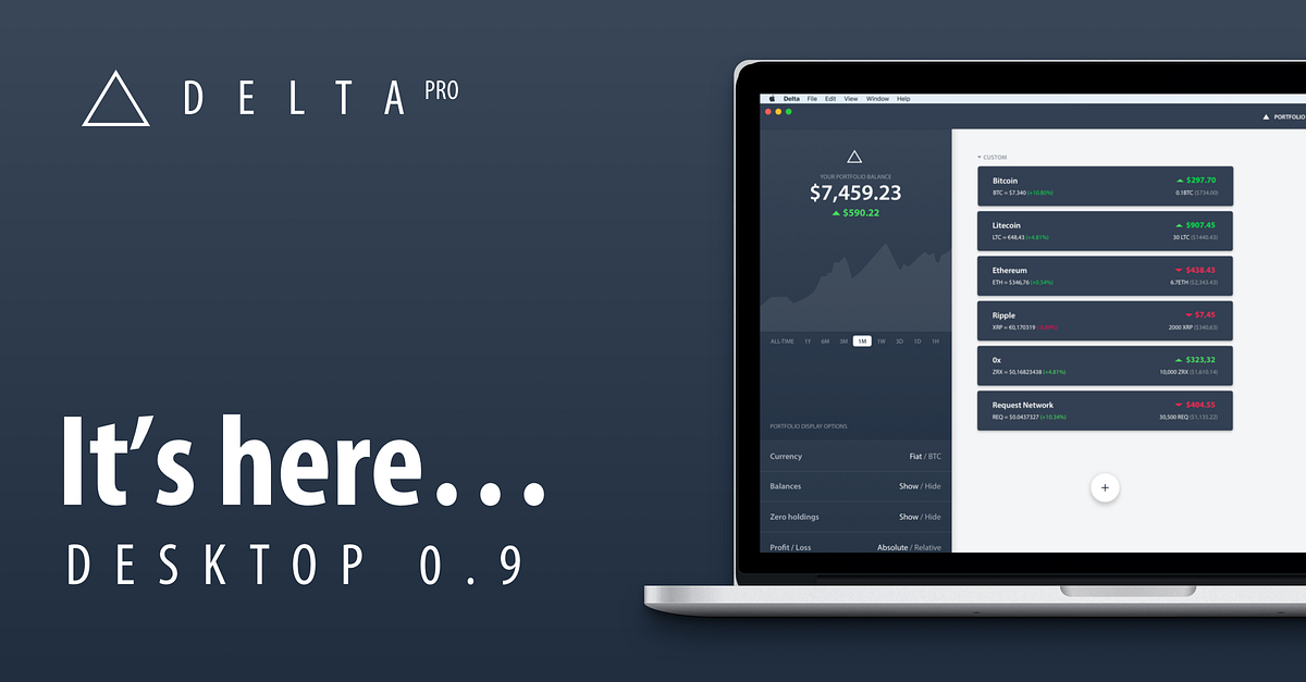 Delta for Desktop 0.9 Beta has arrived for PRO users