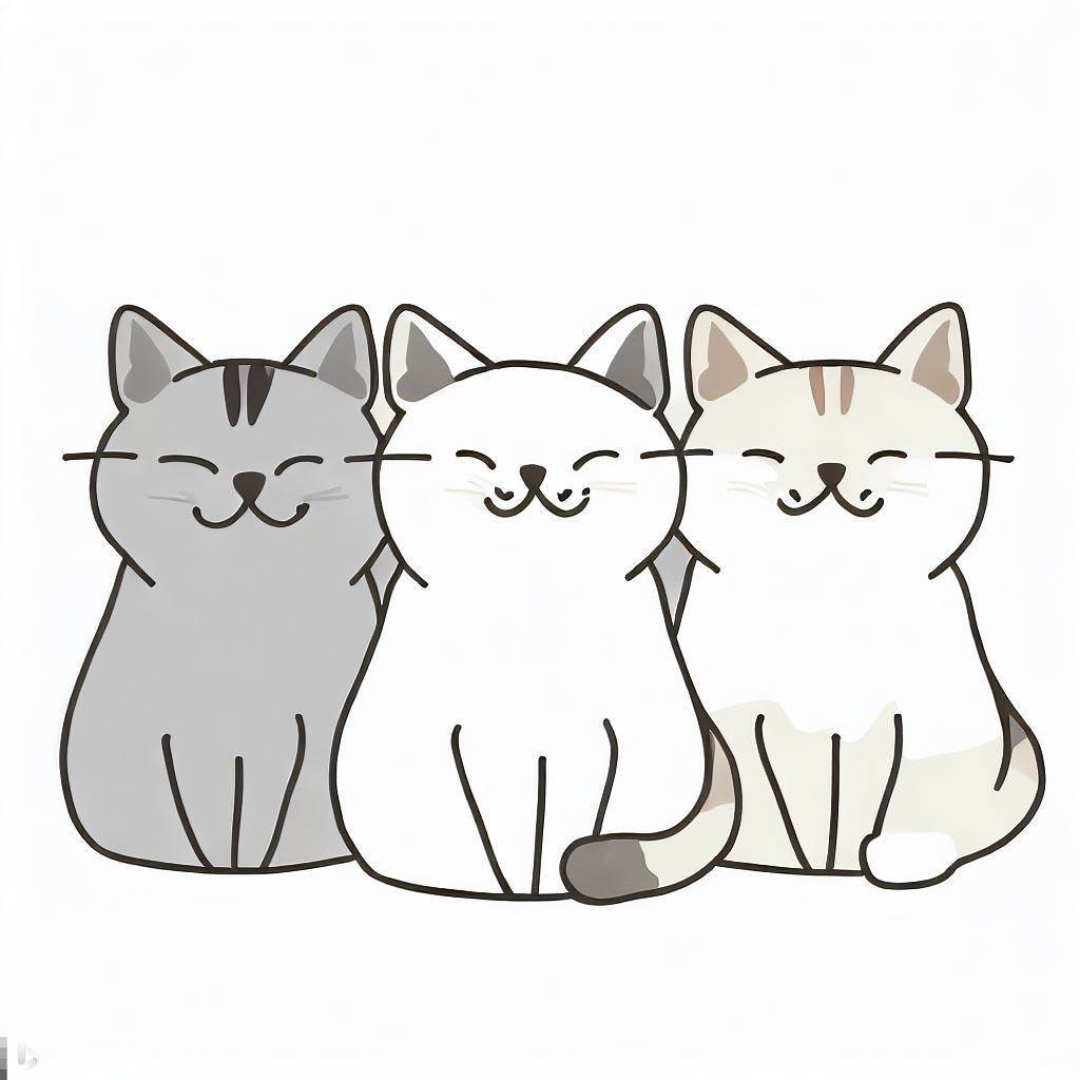 3 Cats Café - Medium