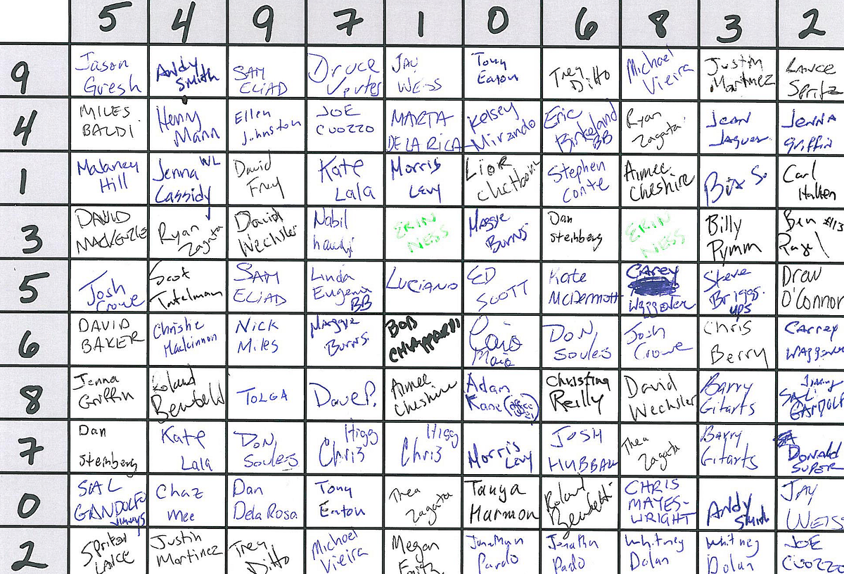 Free Football Squares Template