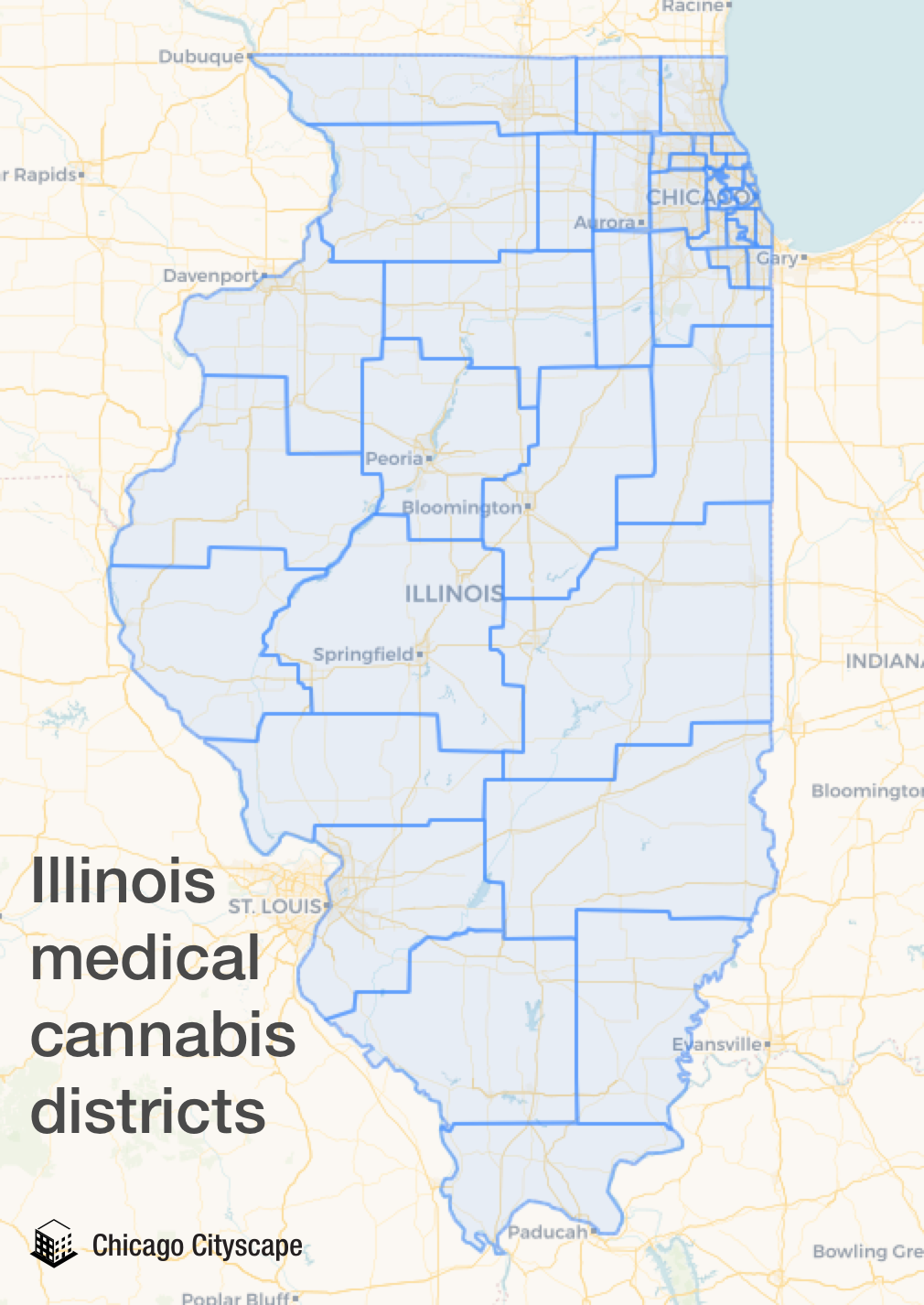 Find Illinois medical cannabis districts – Chicago Cityscape