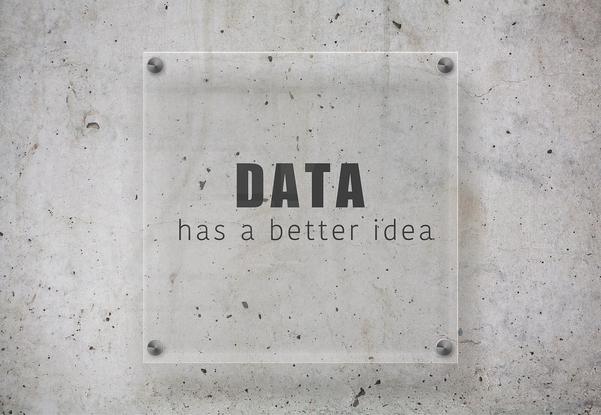 Data has a better idea - Medium
