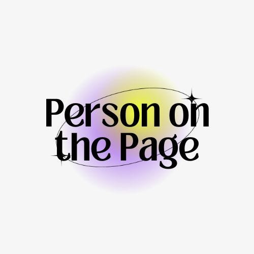 Person on the Page - Medium