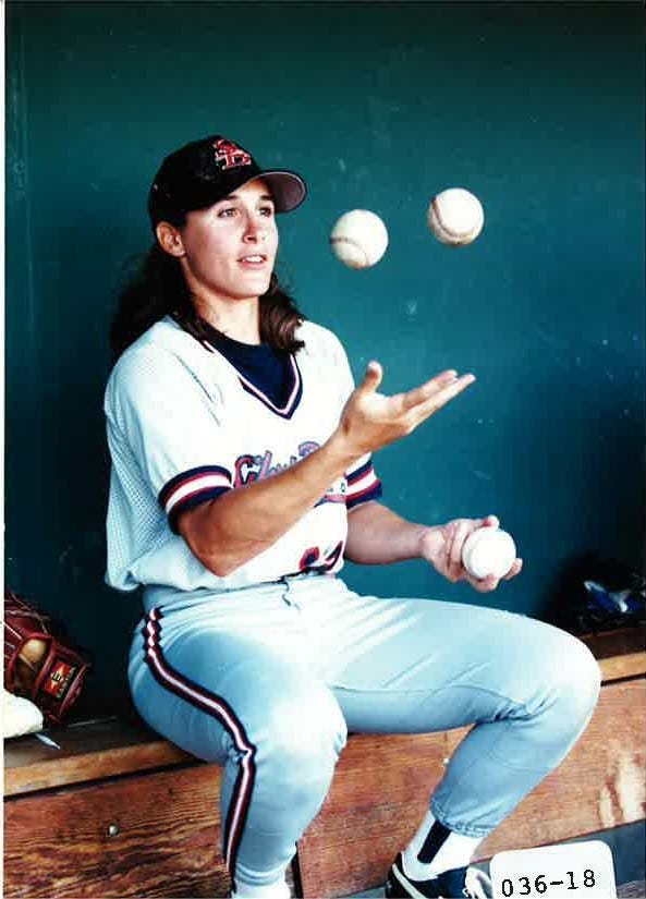 Angie Mentink is changing the narrative, one batting practice at a time