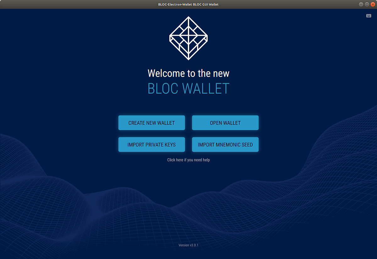 Introducing BLOC GUI Electron Wallet for Desktop – BLOC.money – Medium