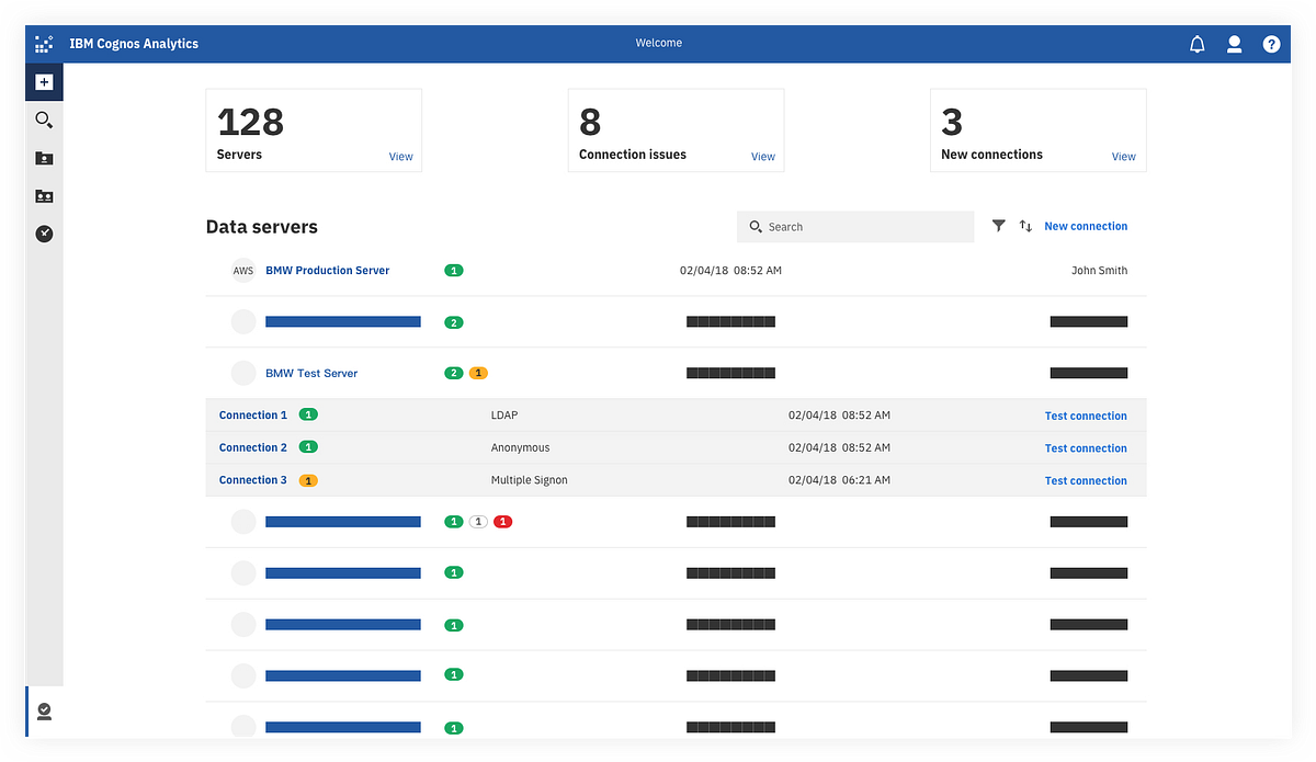 Design Case Study: Improving how users connect to data in Cognos Analytics