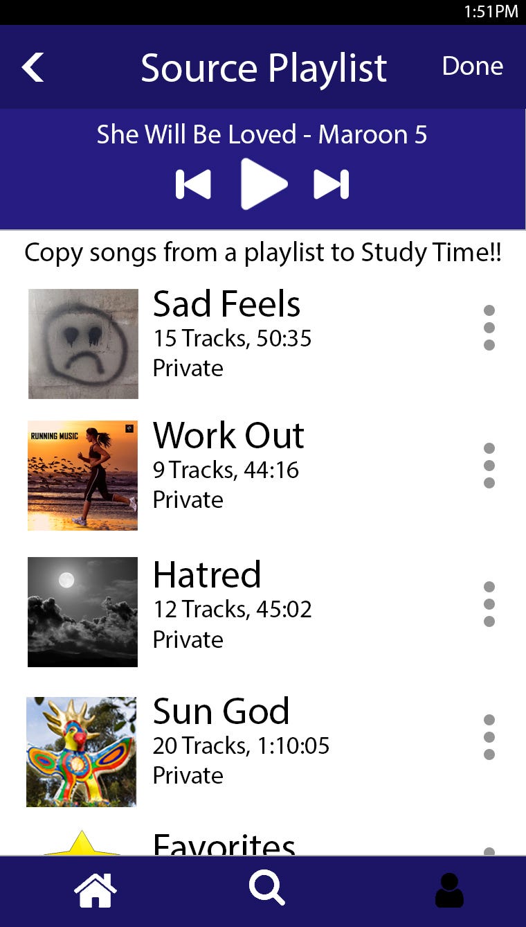 Playlist Redesign - Medium
