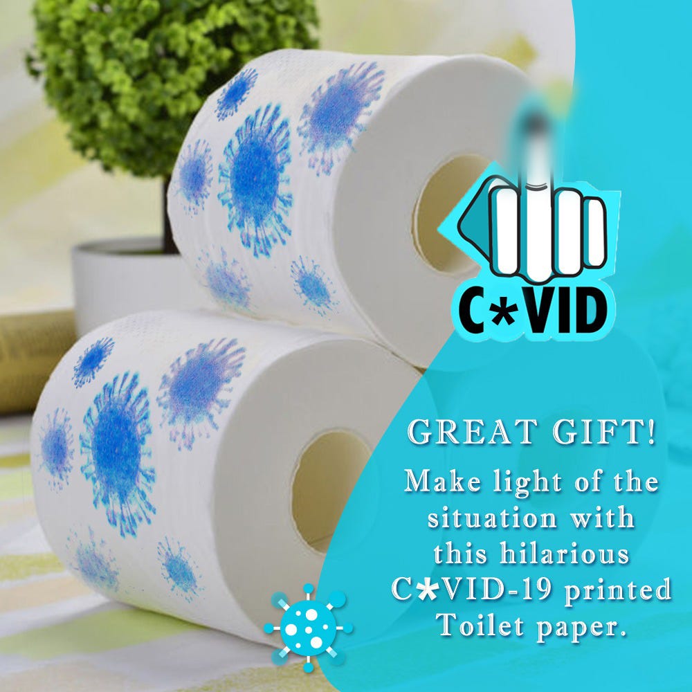 FUCK COVID TOILET PAPER - Medium