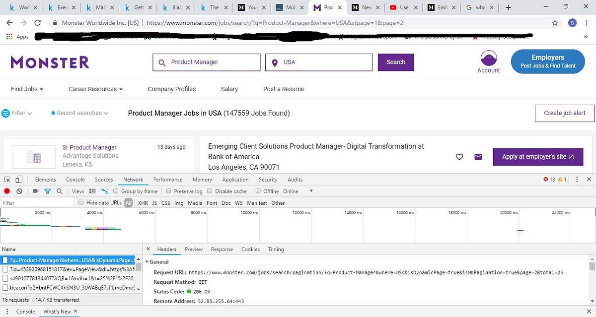 GitHub - sachinchaturvedi93/monster-scraper: Web Scraping monster.com using scrapy with JSON APIs