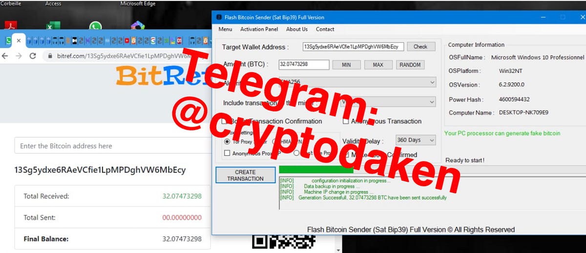 Bitcoin fake transaction software – Medium