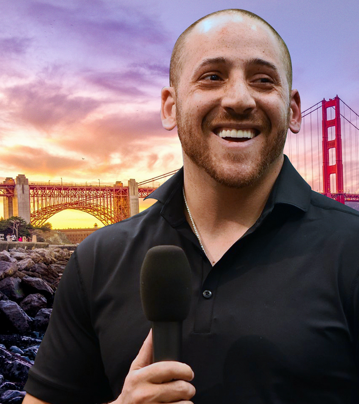 People following Kevin Hines