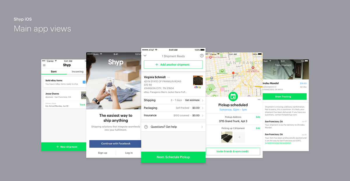 Designing the Shyp Web Experience – Shyp Design – Medium