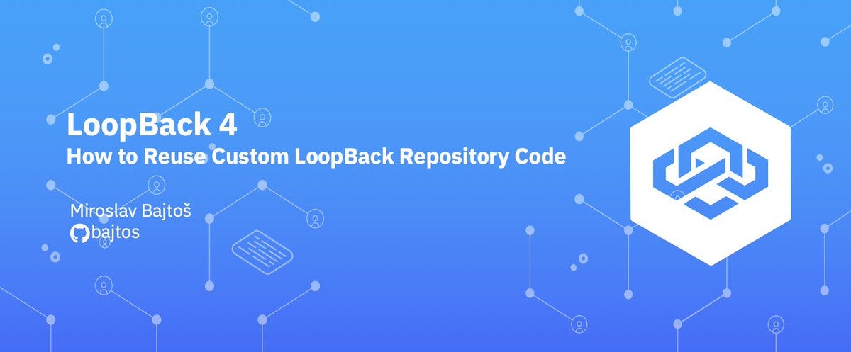 When building a LoopBack 4 application, we often need to tweak or improve the default data ...