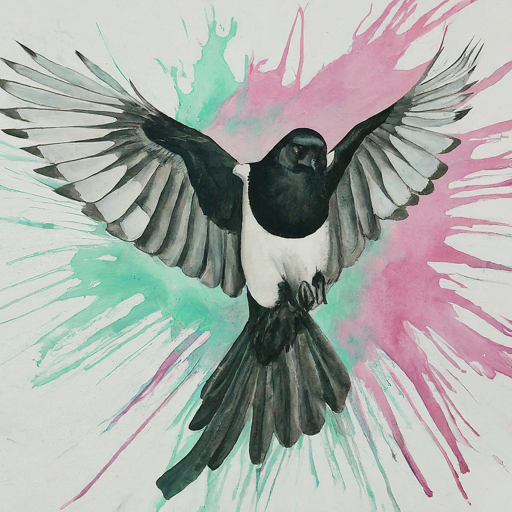 The Free Magpie - Medium
