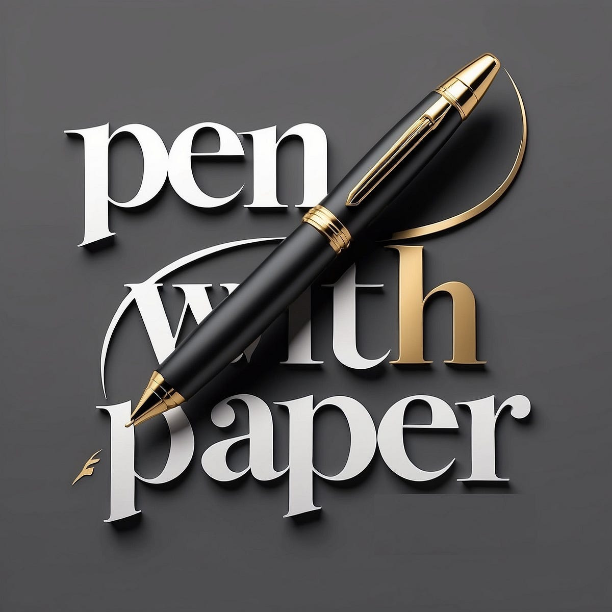 Pen With Paper - Medium
