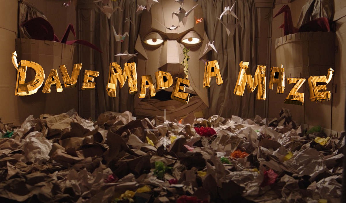 Dave Made a Maze (2017) Movie Review: Cardboard Sets and Cardboard Acting