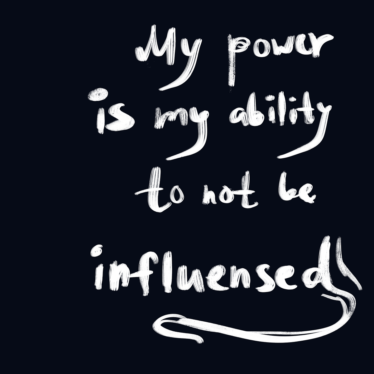 The Power Of Not Being Influenced – Medium