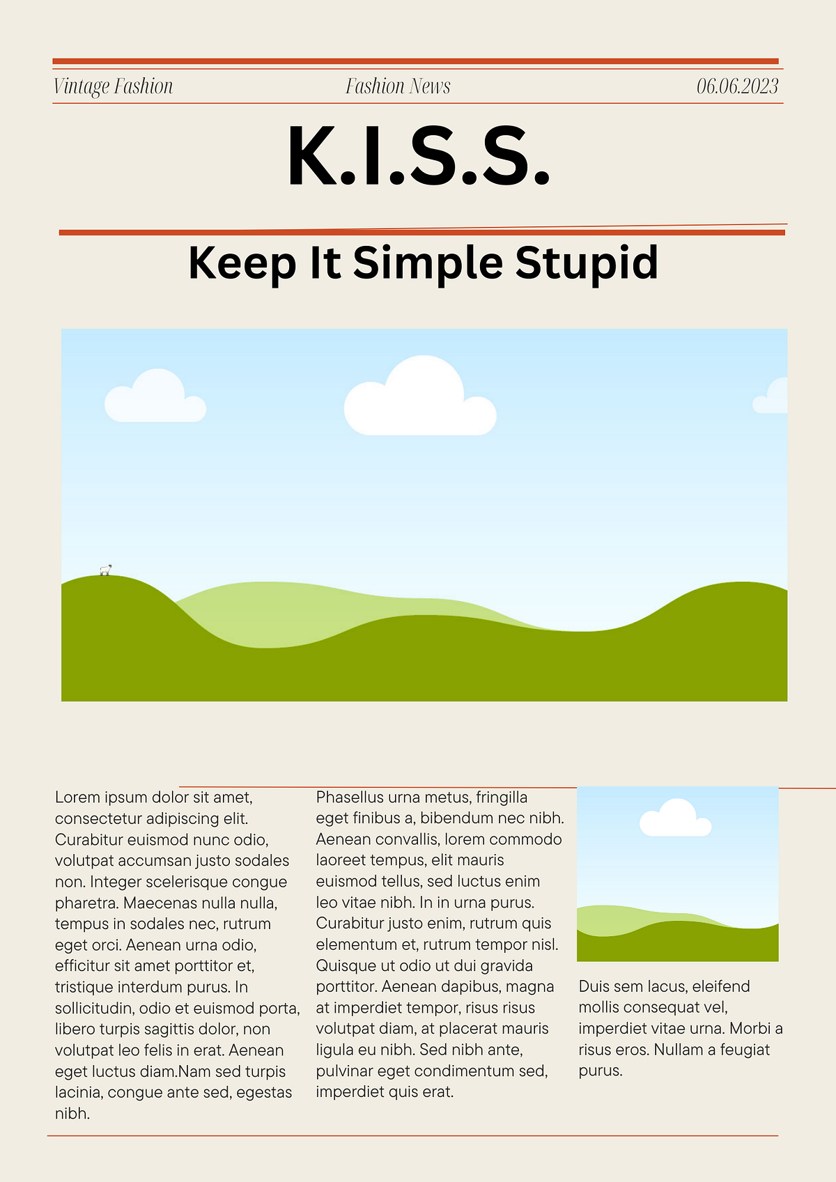 K.I.S.S.-Keep It Simple Stupid - Medium