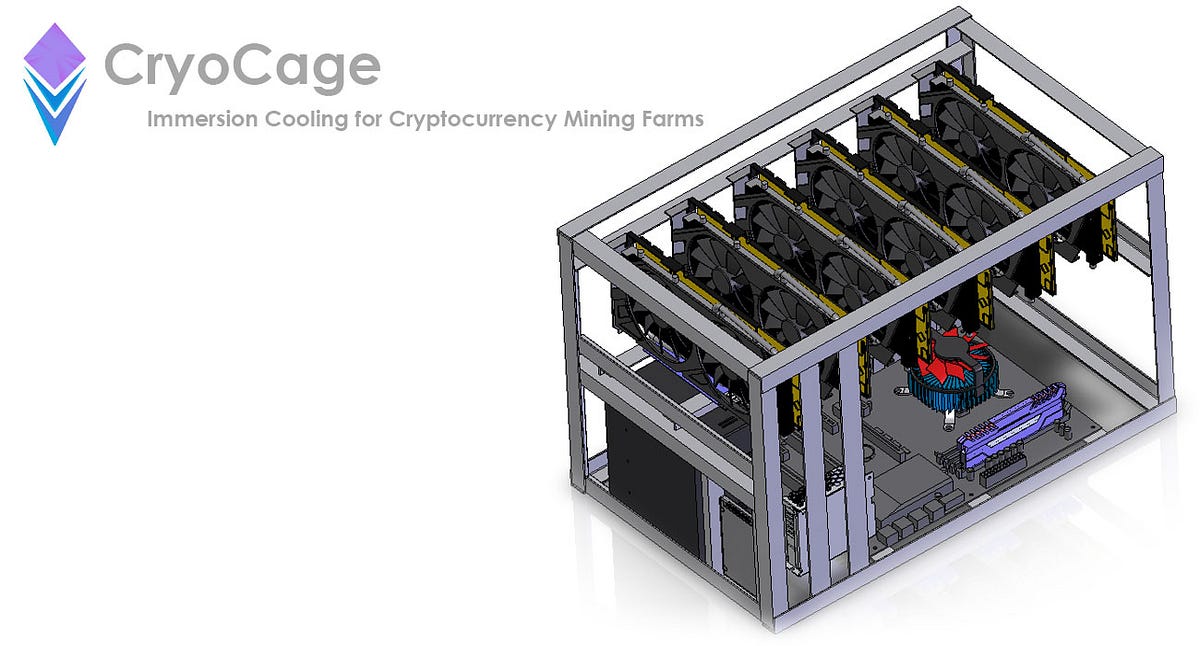 CryoCage — Immersion Cooling for Cryptocurrency GPU-based Mining Farms