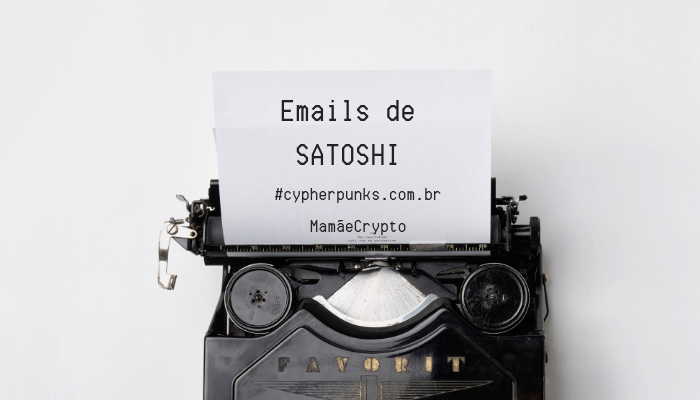 Emails de Satoshi Nakamoto - Medium