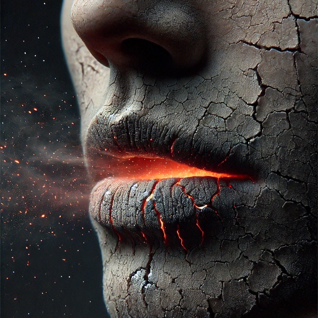 Fire Beneath the Tongue - Medium