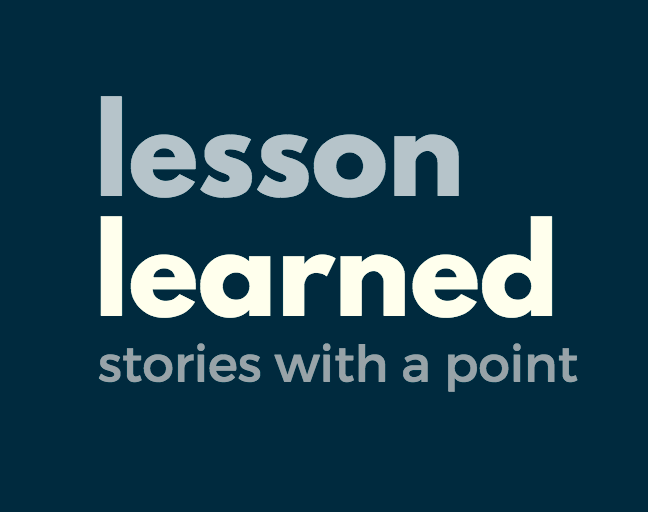 Lesson Learned Medium