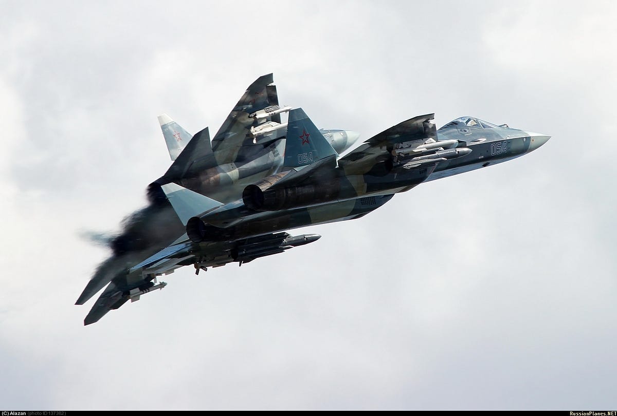 Two Russian Stealth Fighters Launch for Weapons Tests