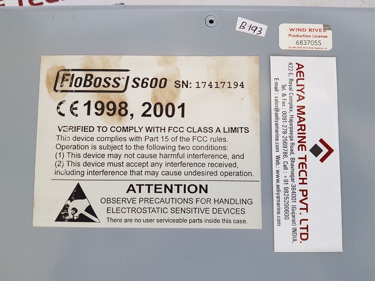 Floboss s600 flow manager flow computer – Aeliya Marine Tech Pvt Ltd ...